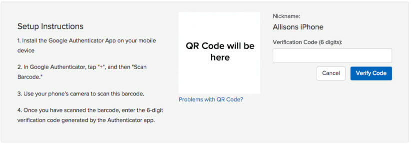 How to set up Two-Step Verification on your Name.com account - Name.com ...